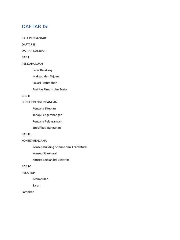 Proposal Perumahan | PDF