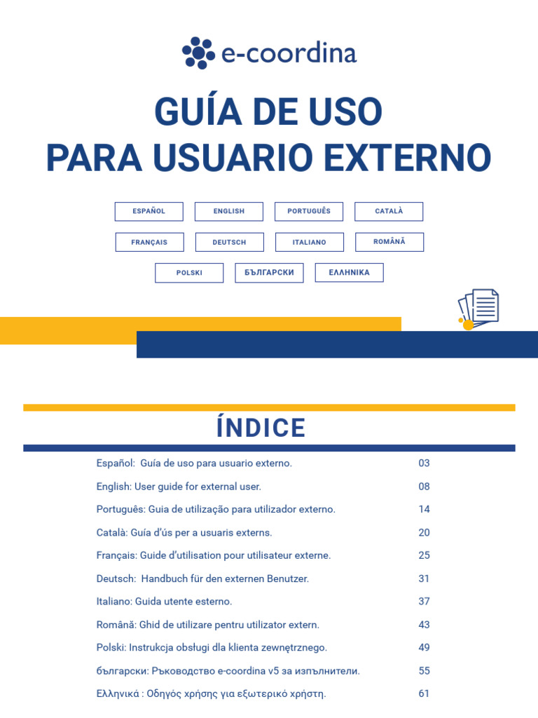 GUÍA PARA USUARIO EXTERNO | PDF | Outsourcing | Informática