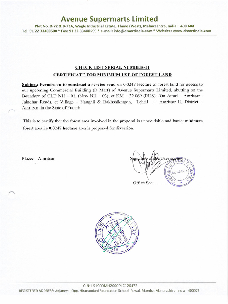 Check List Serial Number - 11 | PDF