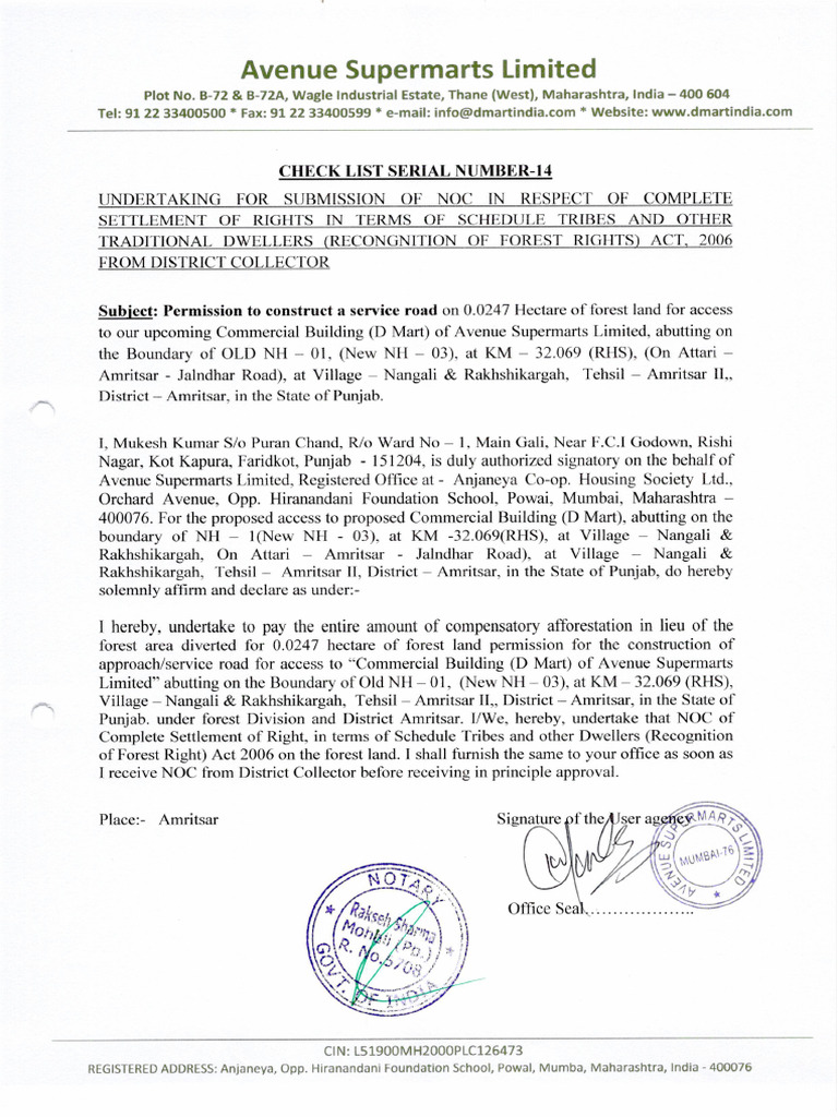 Check List Serial Number - 14 | PDF