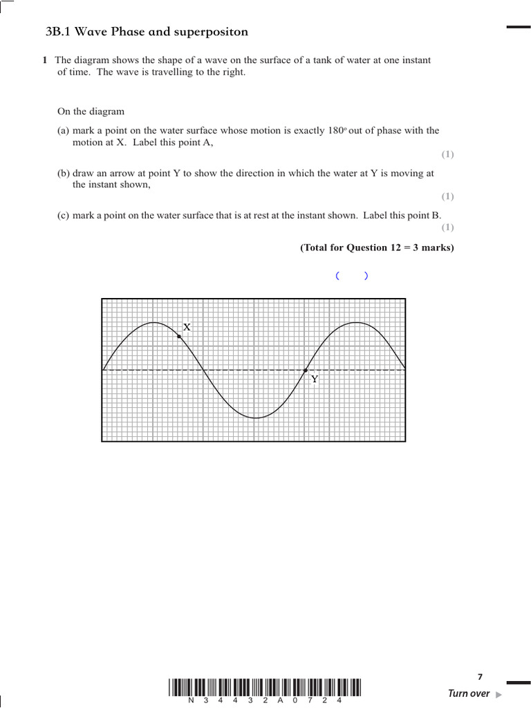 3B-1 wave phase and superposition 副本 | PDF | Waves | Light
