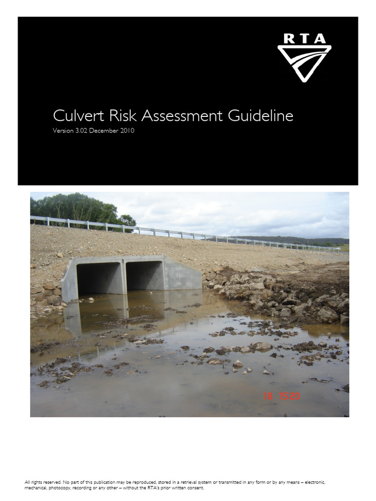 Culvert Risk Assessment Guideline v3 02 | PDF | Risk | Risk Assessment