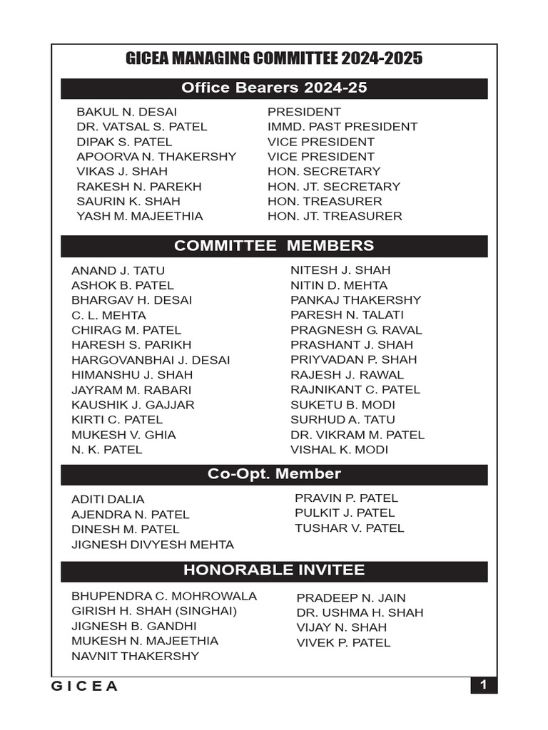 GICEA CONSTITUTION_2024 | PDF | Voting | Academic Degree