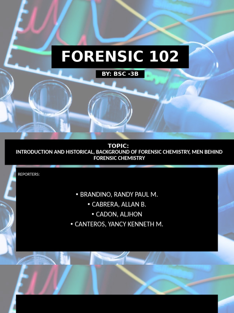 Forensic 102 BSC 3b Final | PDF | Dna Profiling | Hair