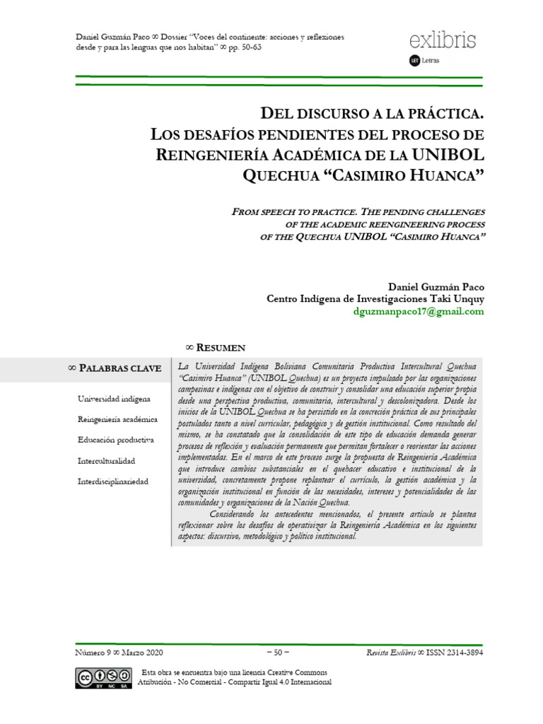 Articulo - Daniel Paco Guzman | PDF | Enseñando | Maestros
