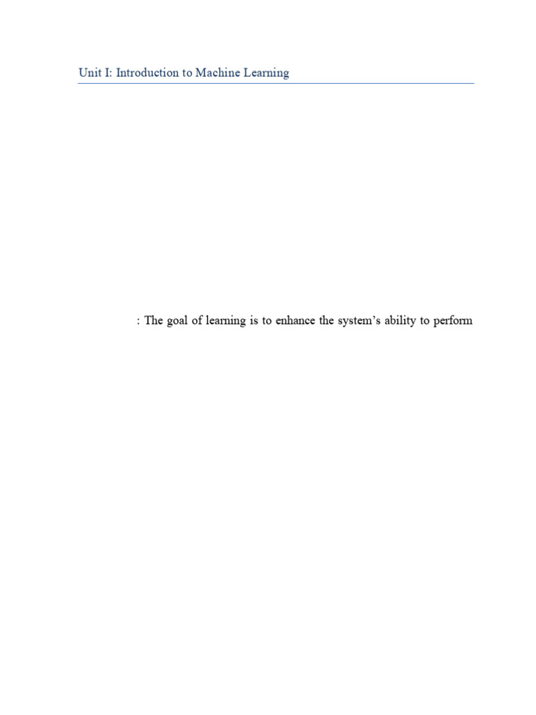 Unit 1 Aktu | PDF | Machine Learning | Deep Learning