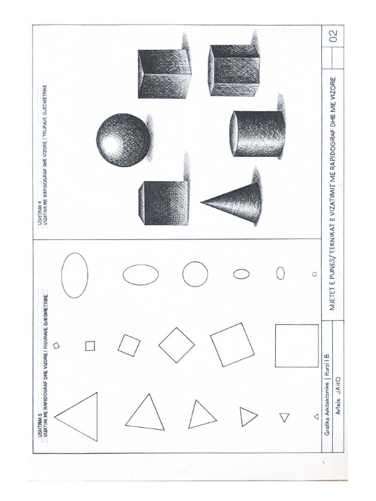 Izatimi Me Vizore Dhe Rapidograf I Vijave Te Ndryshme | PDF