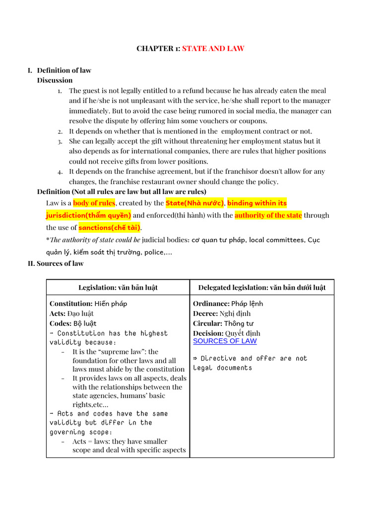 Introduction To Law | PDF | Offer And Acceptance | Precedent