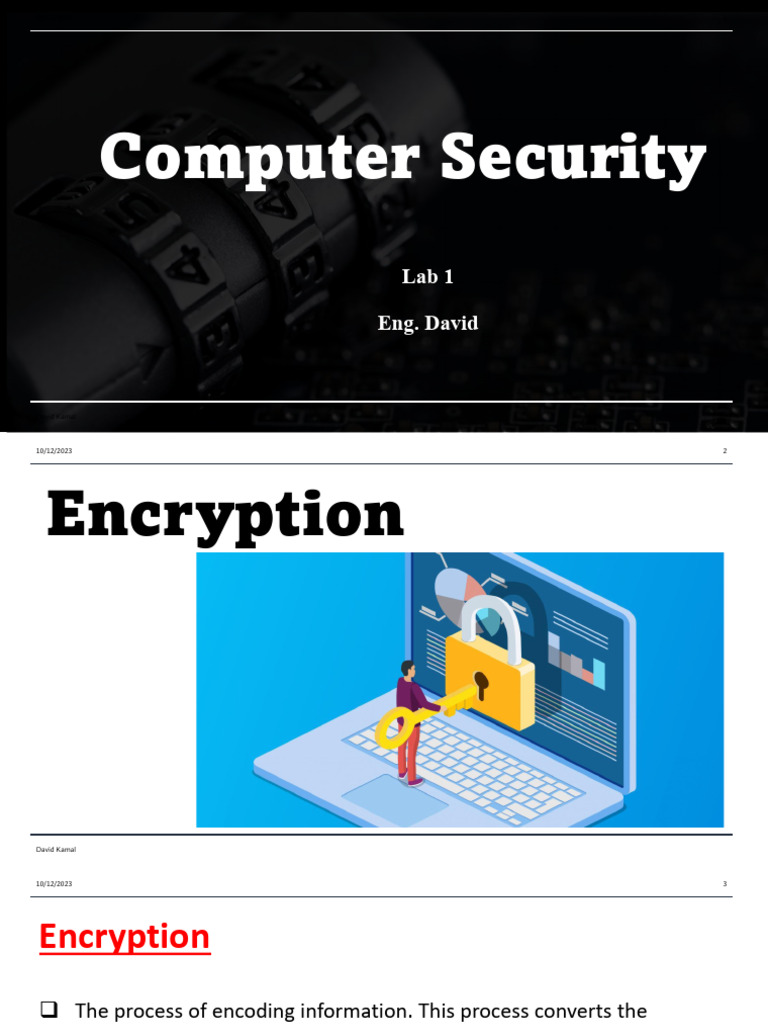 Computer Security Lab1 | PDF