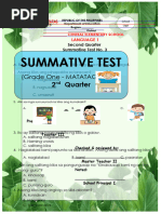 PT Grade 1 Matatag Math 1 - Tagalog Version | PDF