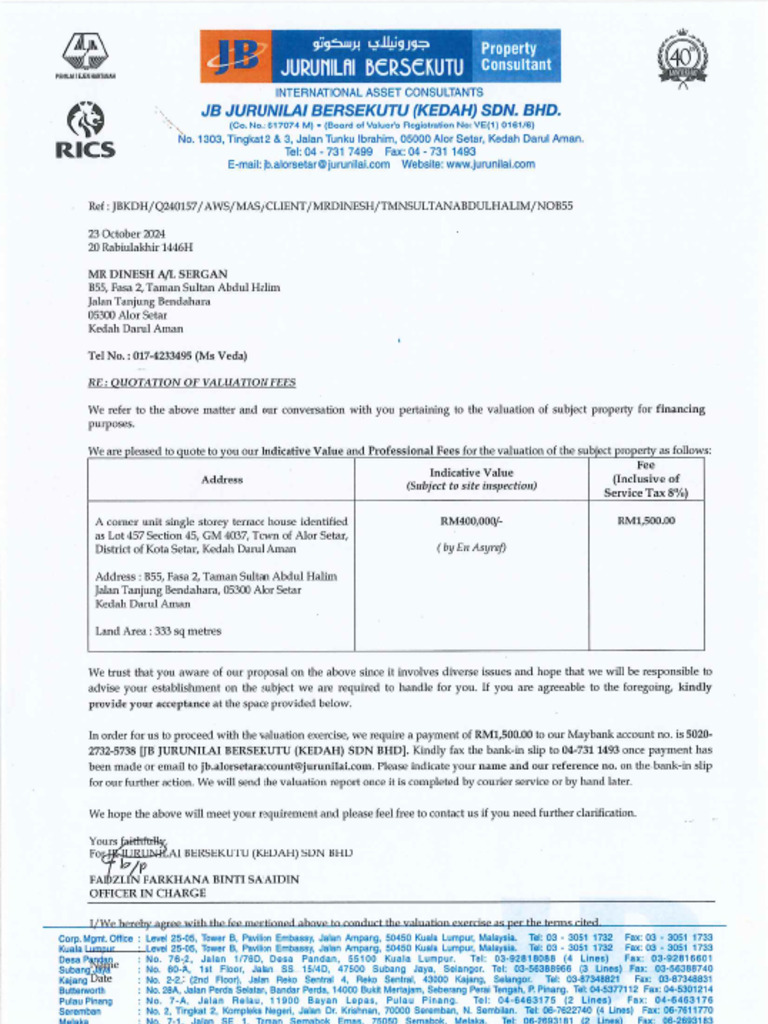 Quo 0157 Client Dinesh | PDF