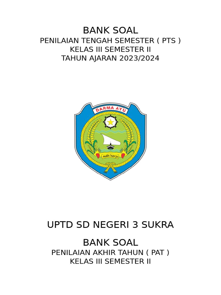 Cover Bank Soal | PDF