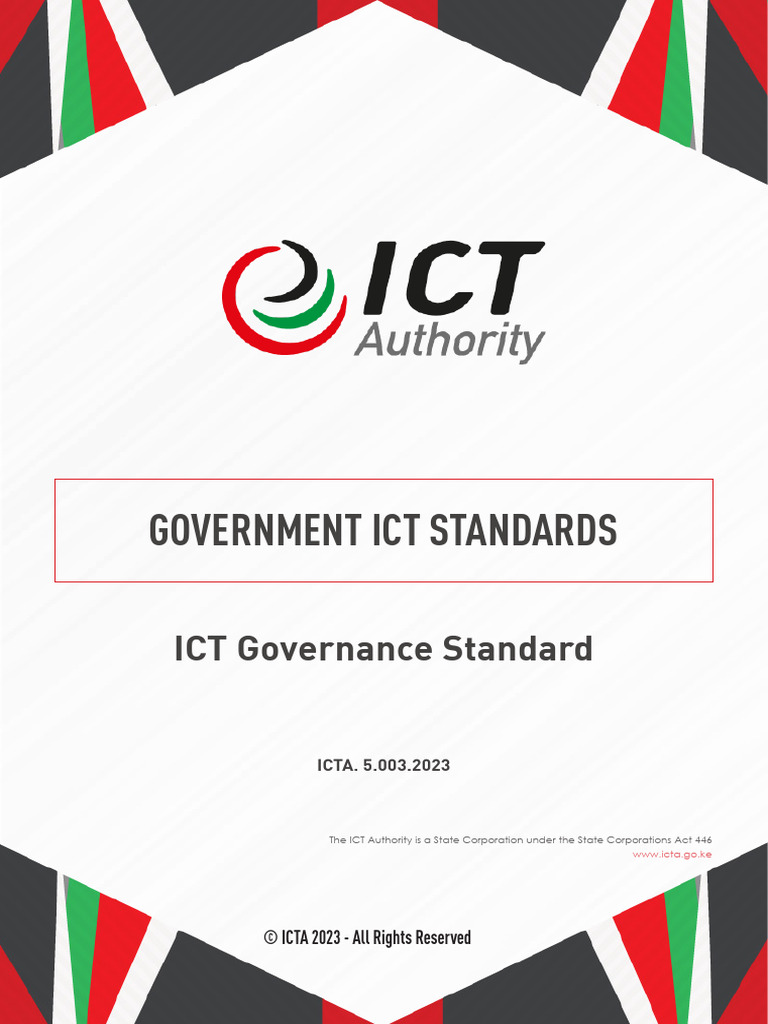 ICT Governance Standard 2023 | PDF | Service Level Agreement | Governance