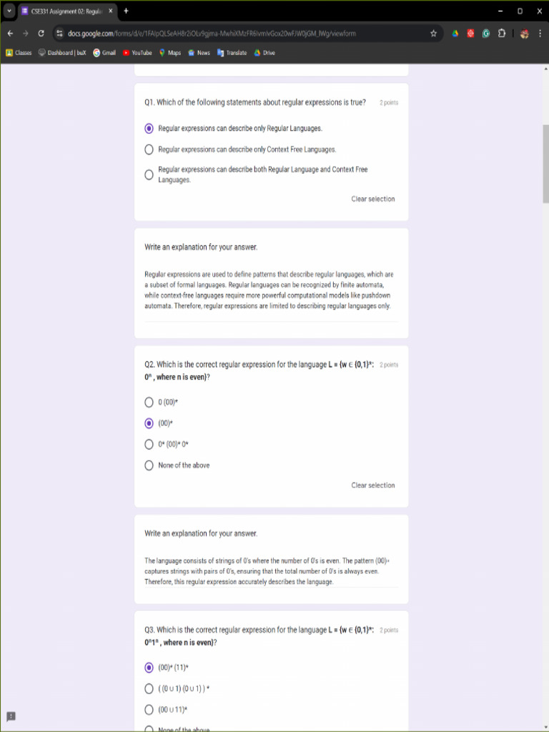 CSE331 Assignment 02 | PDF