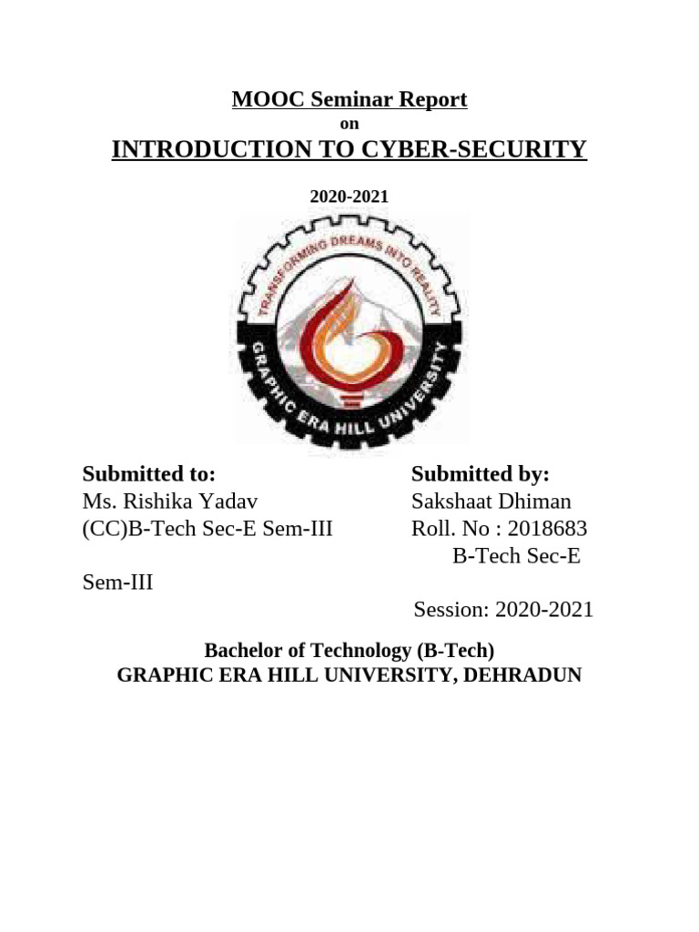 MOOC Seminar Sakshaat 3 Sem | PDF | Banks & Banking | Online Banking