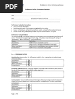Employee Probation Review Template | PDF | Career & Growth | Business