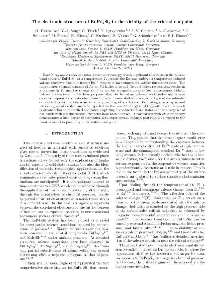X The Electronic Structure | PDF | Photoelectric Effect | Electronvolt