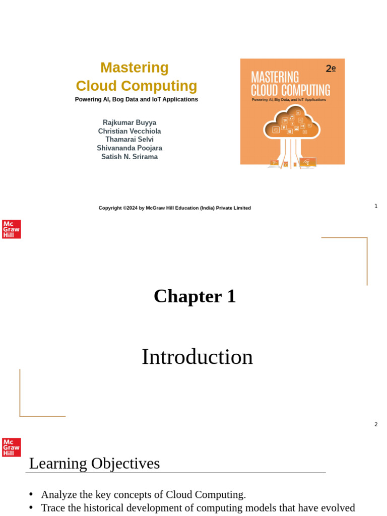 PowerPoint Slides Chapter 01 | PDF | Cloud Computing | Apache Hadoop
