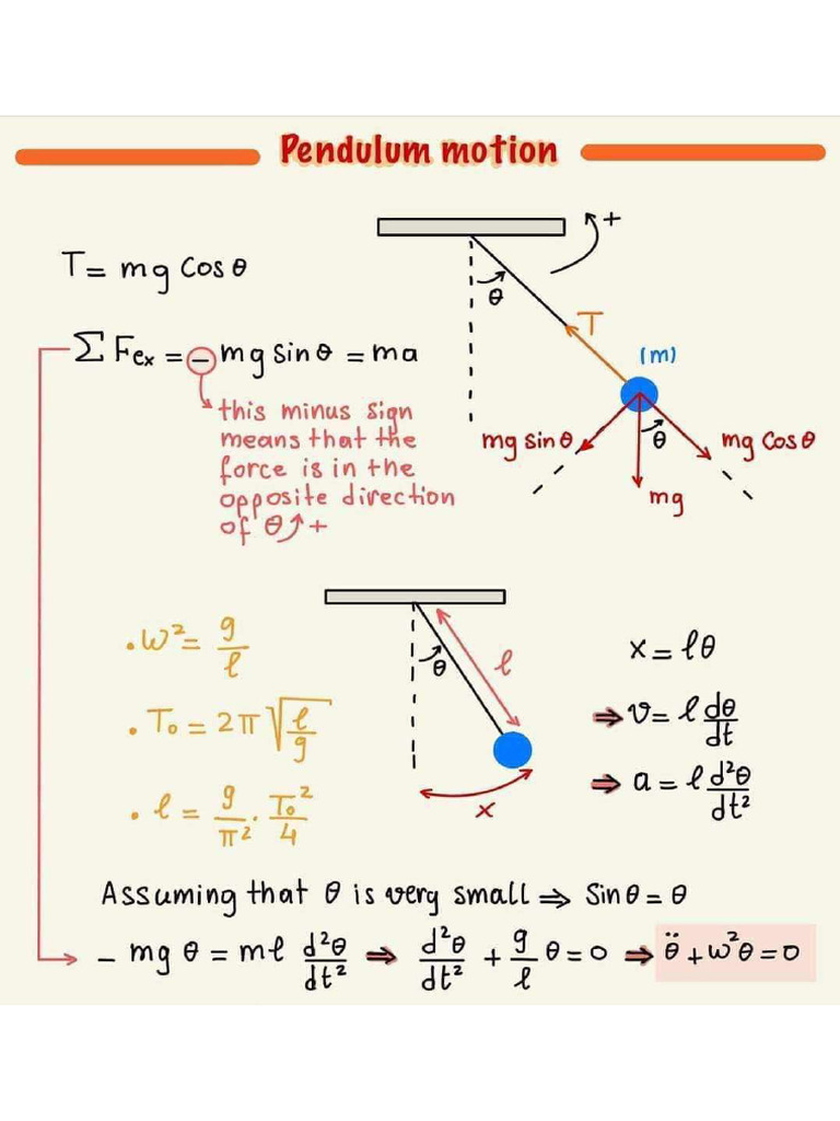 Pendulum-Motion (1) | PDF