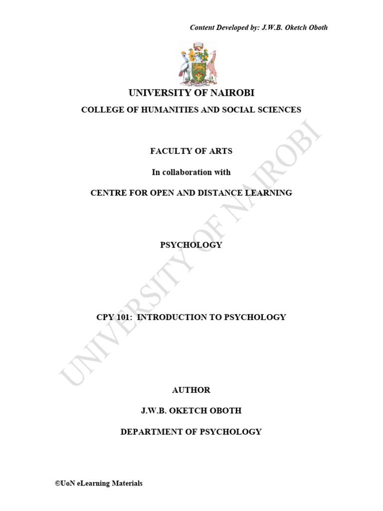Module_Introduction to Psychology | PDF | Classical Conditioning ... Module_Introduction to Psychology | PDF | Classical Conditioning ...