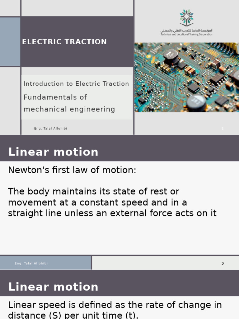 Chapter#1 Traction | PDF | Acceleration | Force