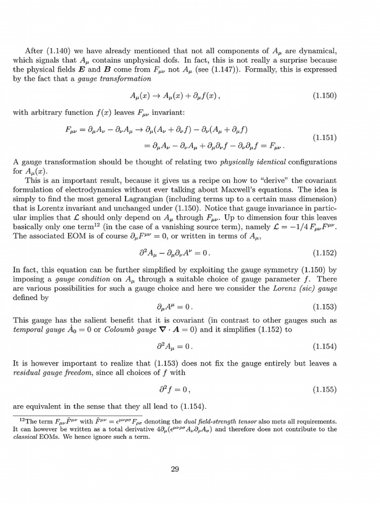 Classical Field Theory 5 | PDF