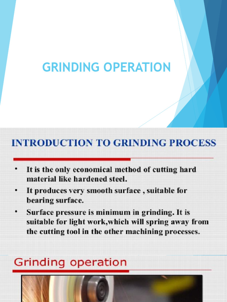 Lecture 9 Grinding Operation | PDF