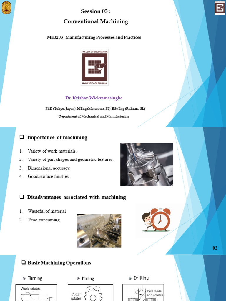 Session 3_Manufacturing Processes and Practices | PDF | Fracture | Wear