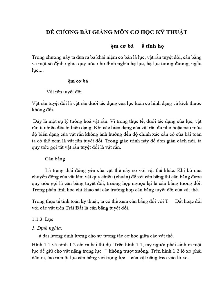 Bai 1 - de Cuong Bai Giang | PDF