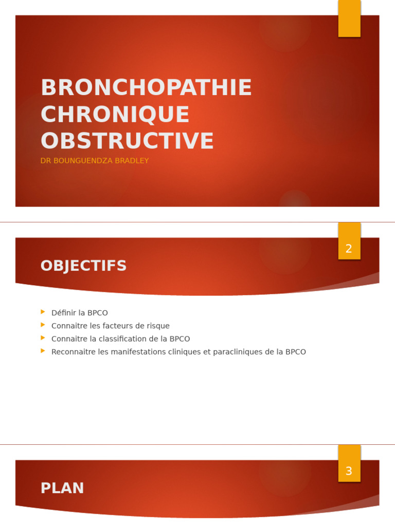 Bronchopathie Chronique Obstructive | PDF | Bronchopneumopathie ...