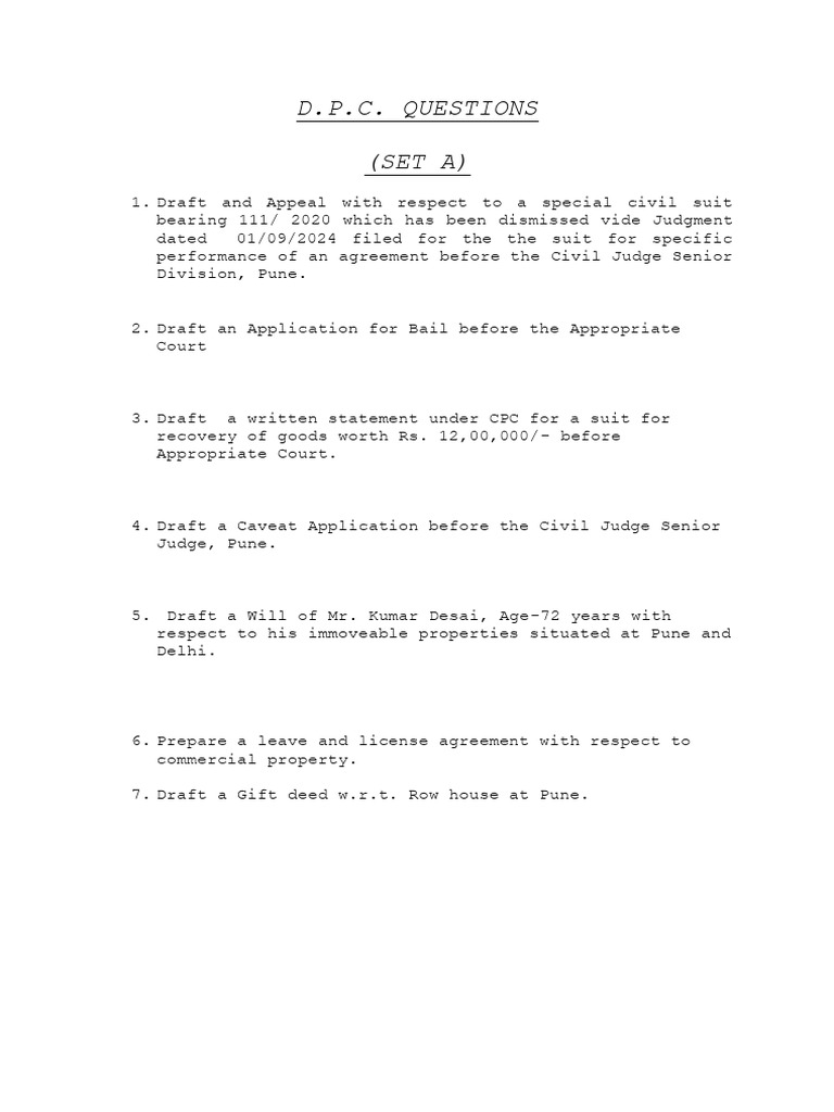 DPC Legal Drafting Guide | PDF | Law