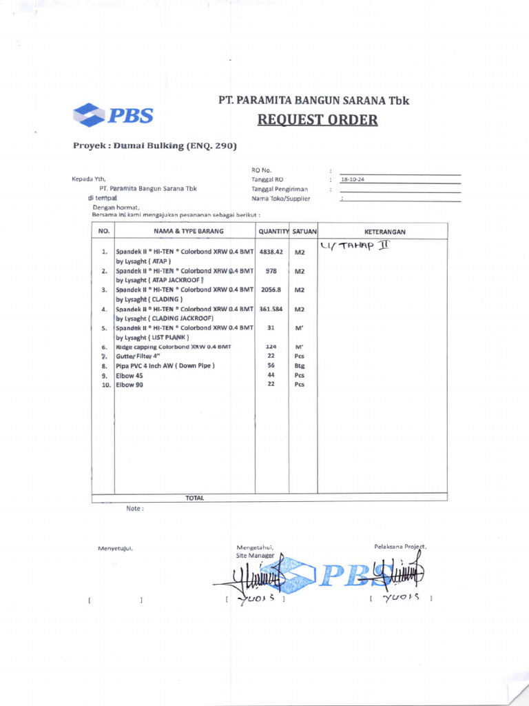 Atap Tahap 2 PKE WH | PDF