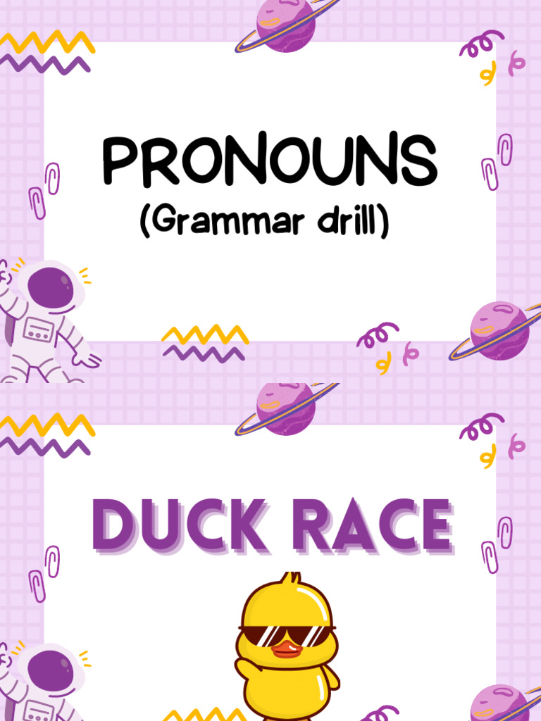 Pronouns Grammar Drill Activity | PDF | Pronoun | Grammatical Number