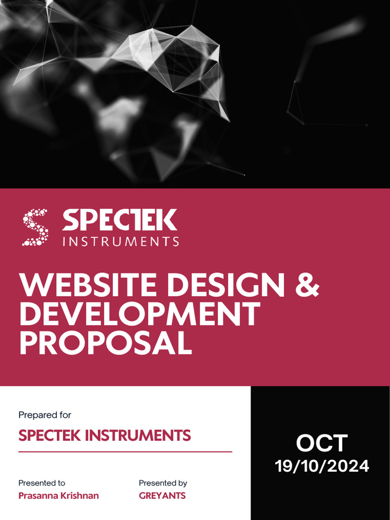 Spectek Instrument Website Design & Development Proposal | PDF | Word Press | Search Engine ...