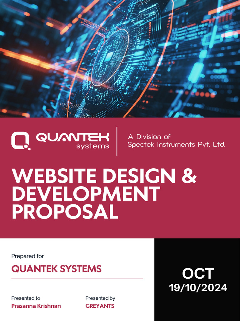Website Proposal for Quantek Systems | PDF | Word Press | Search Engine Optimization