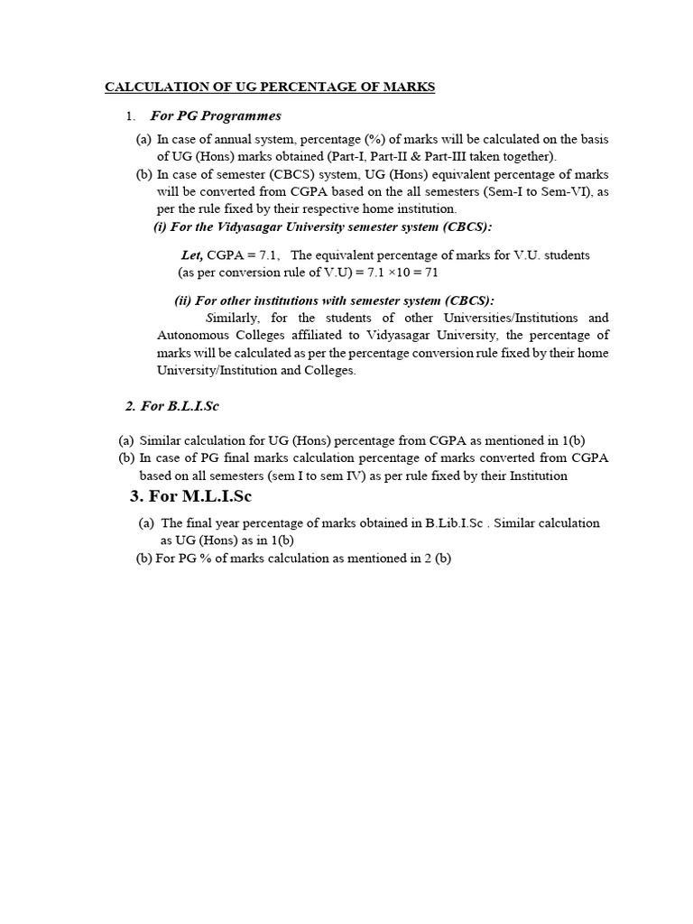 CGPA to Percentage Conversion Guide | PDF