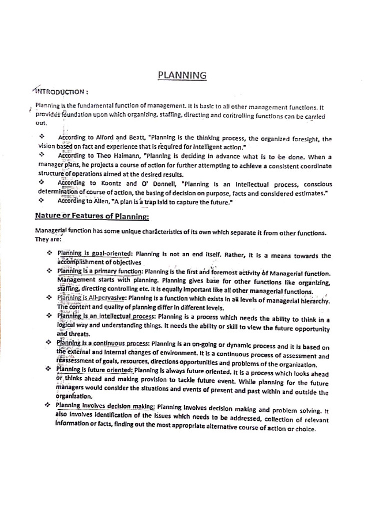 UNIT -2 MOB | PDF | Planning | Uncertainty