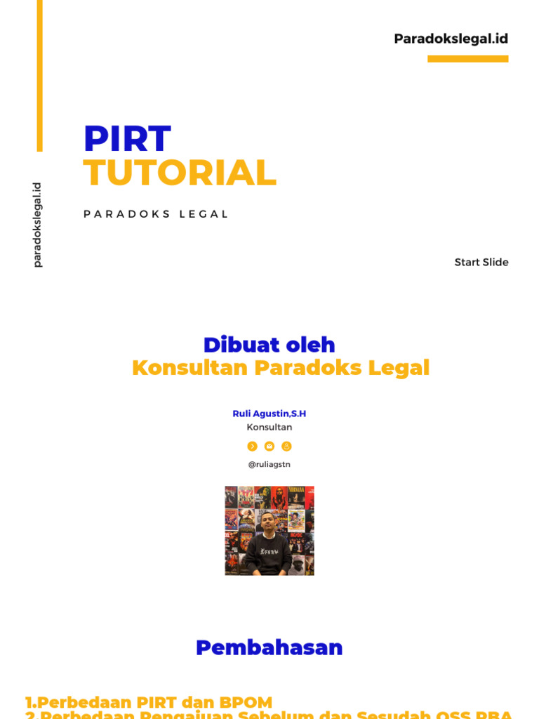 Tutorial Pembuatan PIRT | PDF | Bisnis