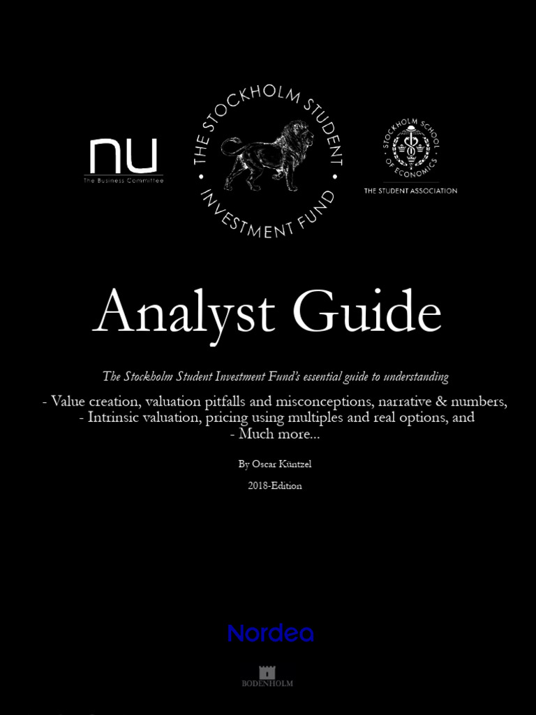Analyst Guide 2018 Edition | PDF | Valuation (Finance) | Equity (Finance)