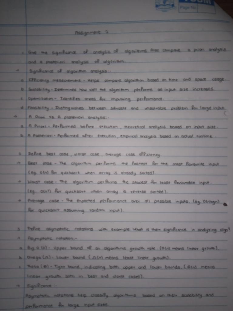 Ass 2 | PDF | Mathematical Relations | Algorithms