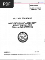MIL-STD-1913 Picatinny Rail Dimensions | PDF | Business | Technology ...