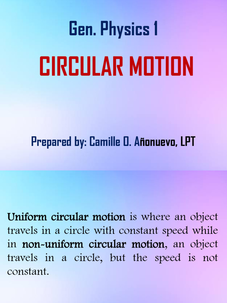 Q1-Lesson-6-Gen-Physics | PDF | Acceleration | Rotation