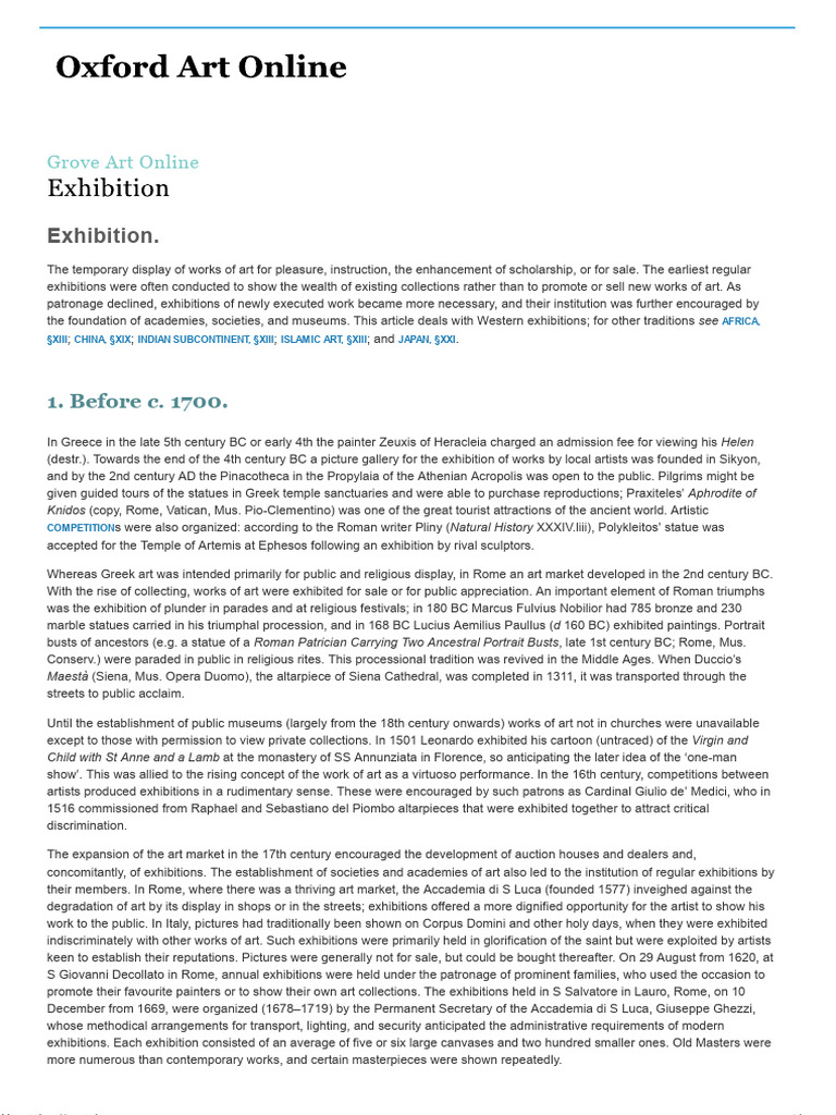 Oxford+Art Exhibition+&+Display+of+Art | PDF | Impressionism