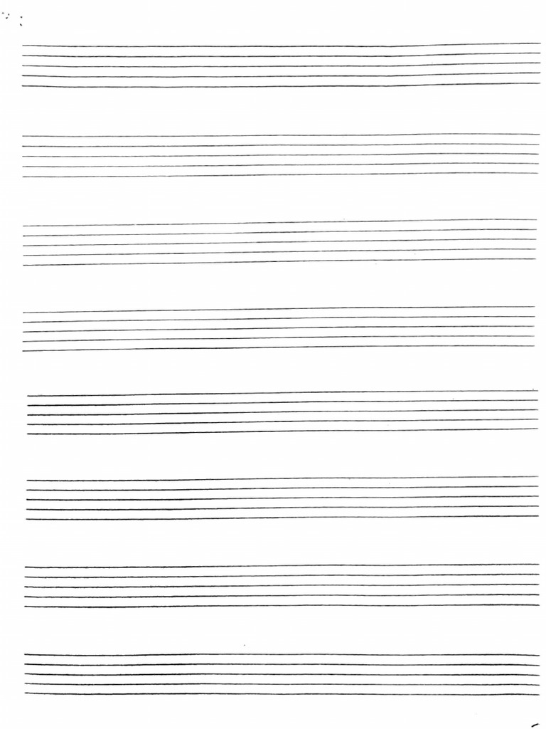 Hoja Pentagramas | PDF