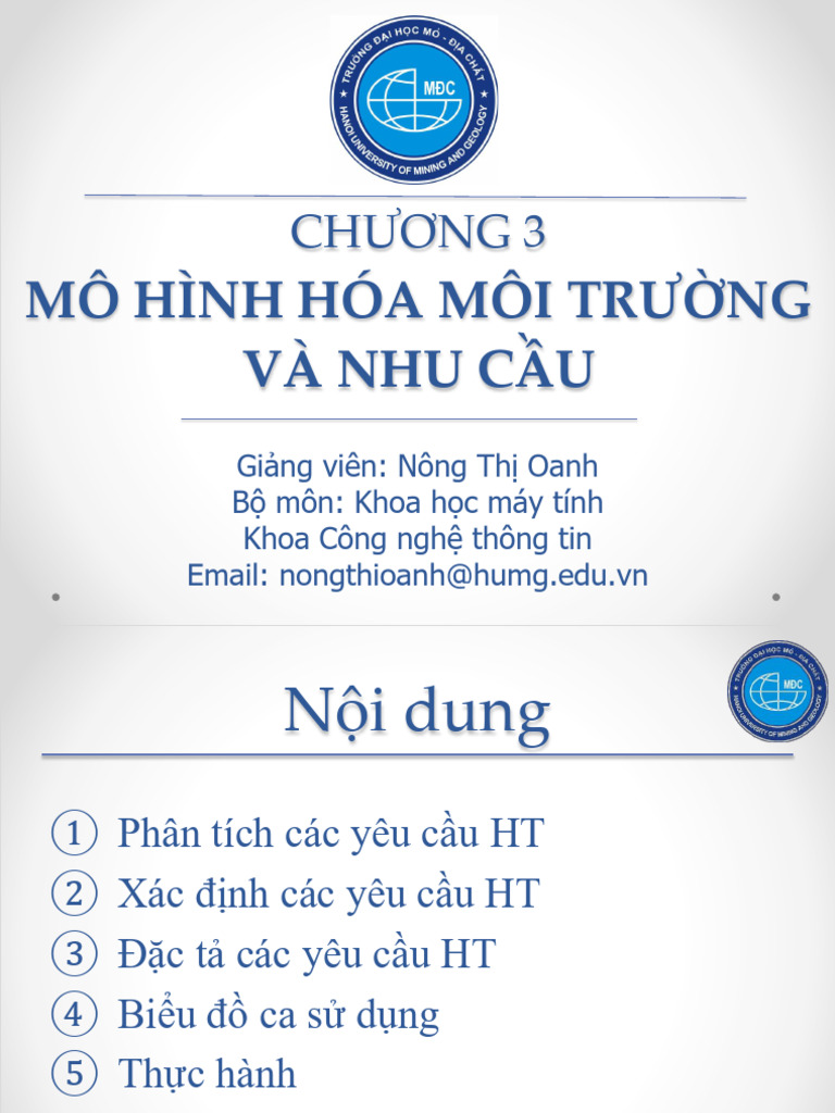 OOAD Chuong3 | PDF