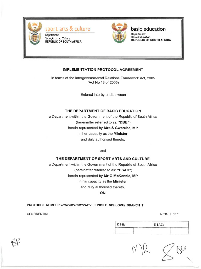 Signed Mou (Dsac Vs Dbe) 2024 | PDF
