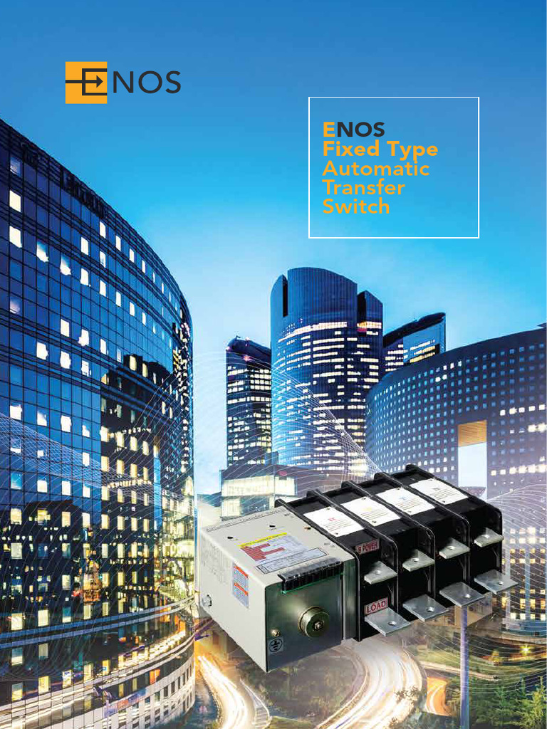ENOS-Fixed-Type_100-600A | PDF | Switch | Alternating Current