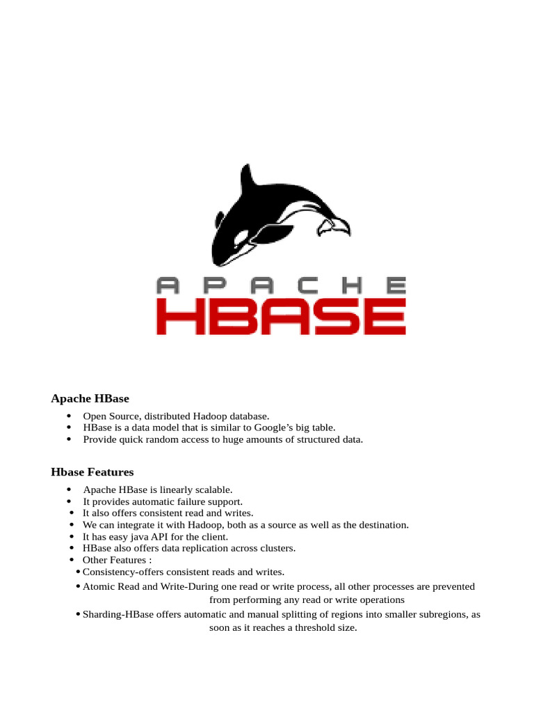 Unit V-HBase | PDF | Apache Hadoop | Server (Computing)