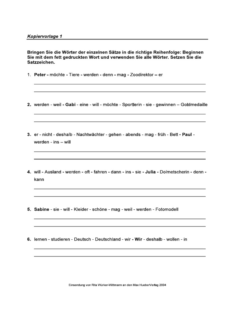 Denn - Weil - Deshalb | PDF