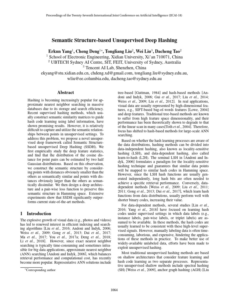 SSDH | PDF | Matrix (Mathematics) | Artificial Neural Network